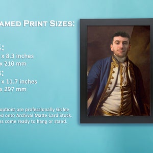 CUSTOM Framed Royal Portrait Painting From YOUR Photo / - Etsy UK