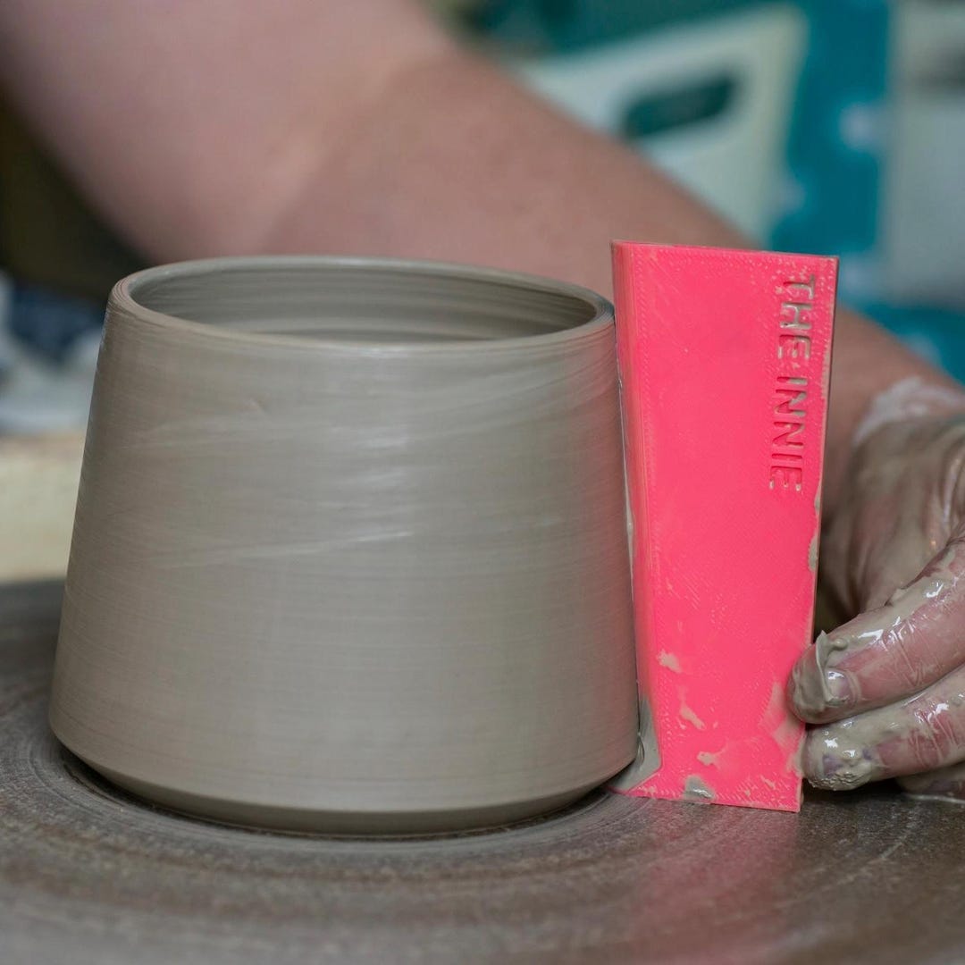 The Innie Rib. Pottery Throwing Rib, Tools for Potters, Left Handed ...