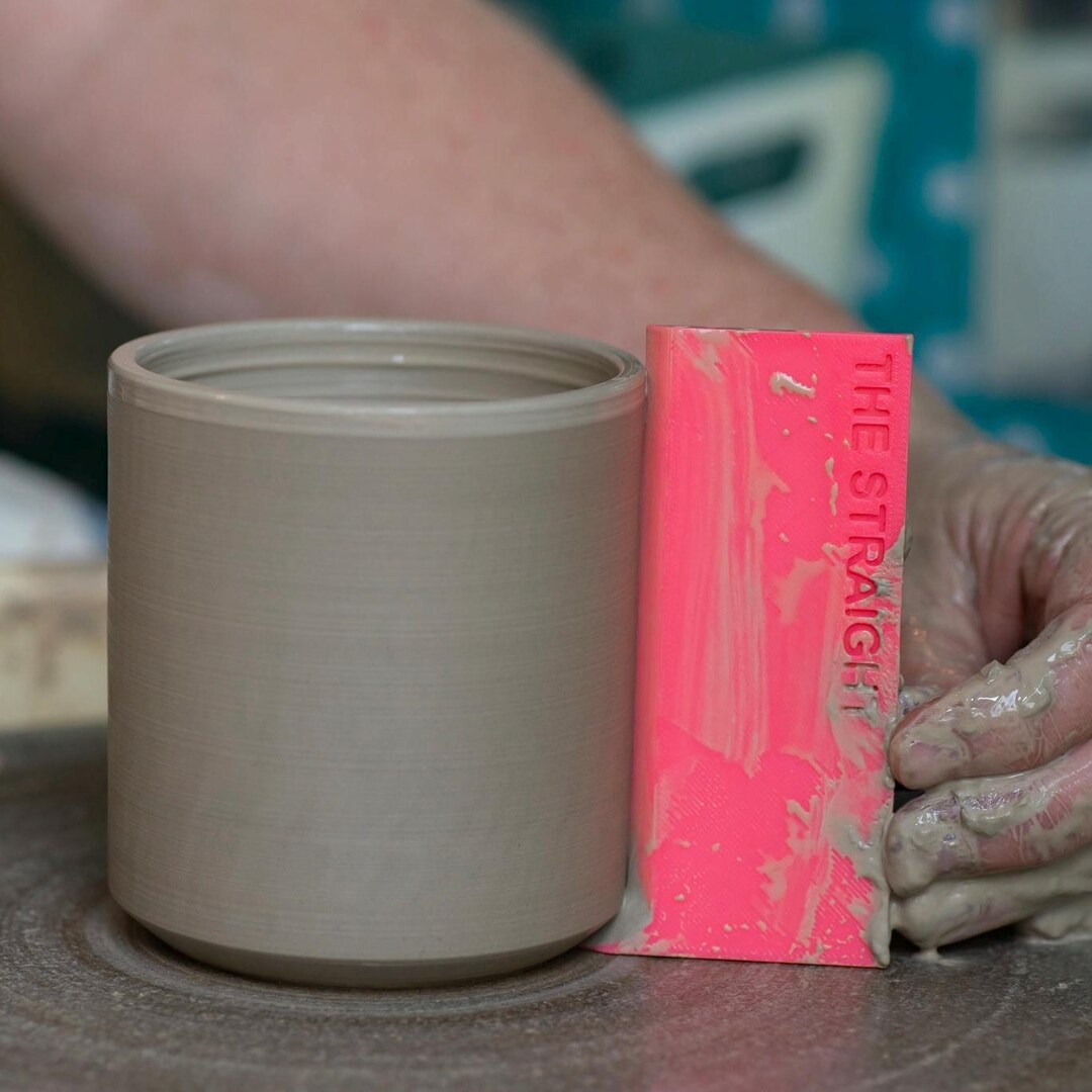 The Straight Rib. Pottery Throwing Rib, Pottery Tool for Mug Making ...