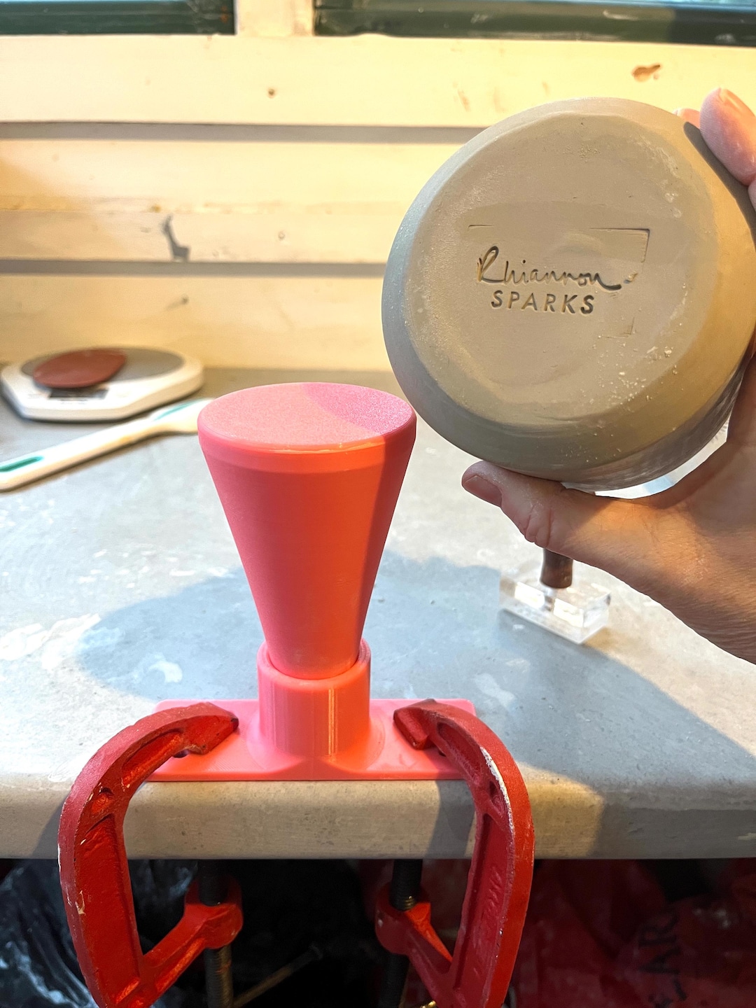 Pottery Platform for Stamping the Base of Your Pots. Tall Press ...