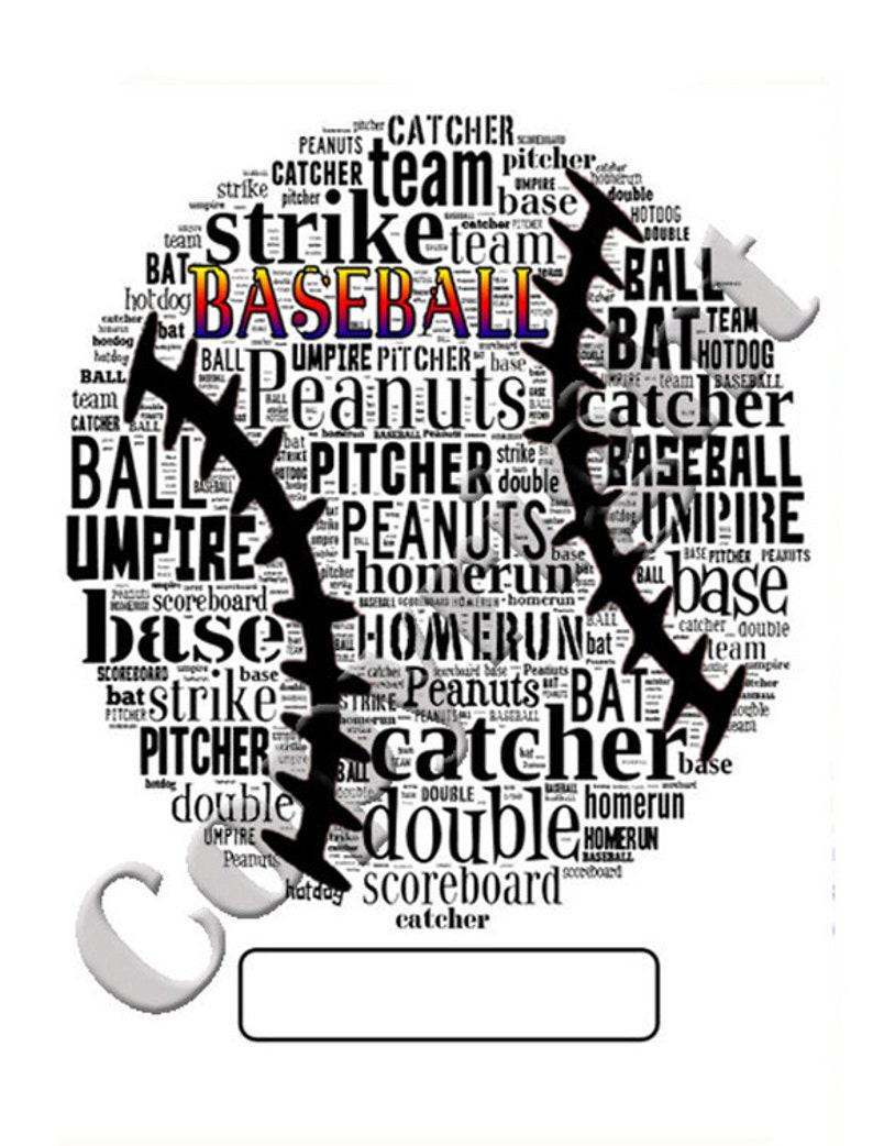 BASEBALL: Generic or Personalized - Etsy