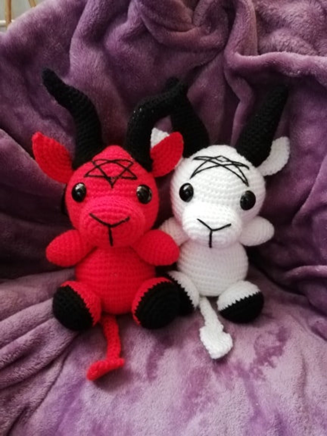 Baphomet Amigurumi/kawaii Inspired Crochet PDF PATTERN - Etsy