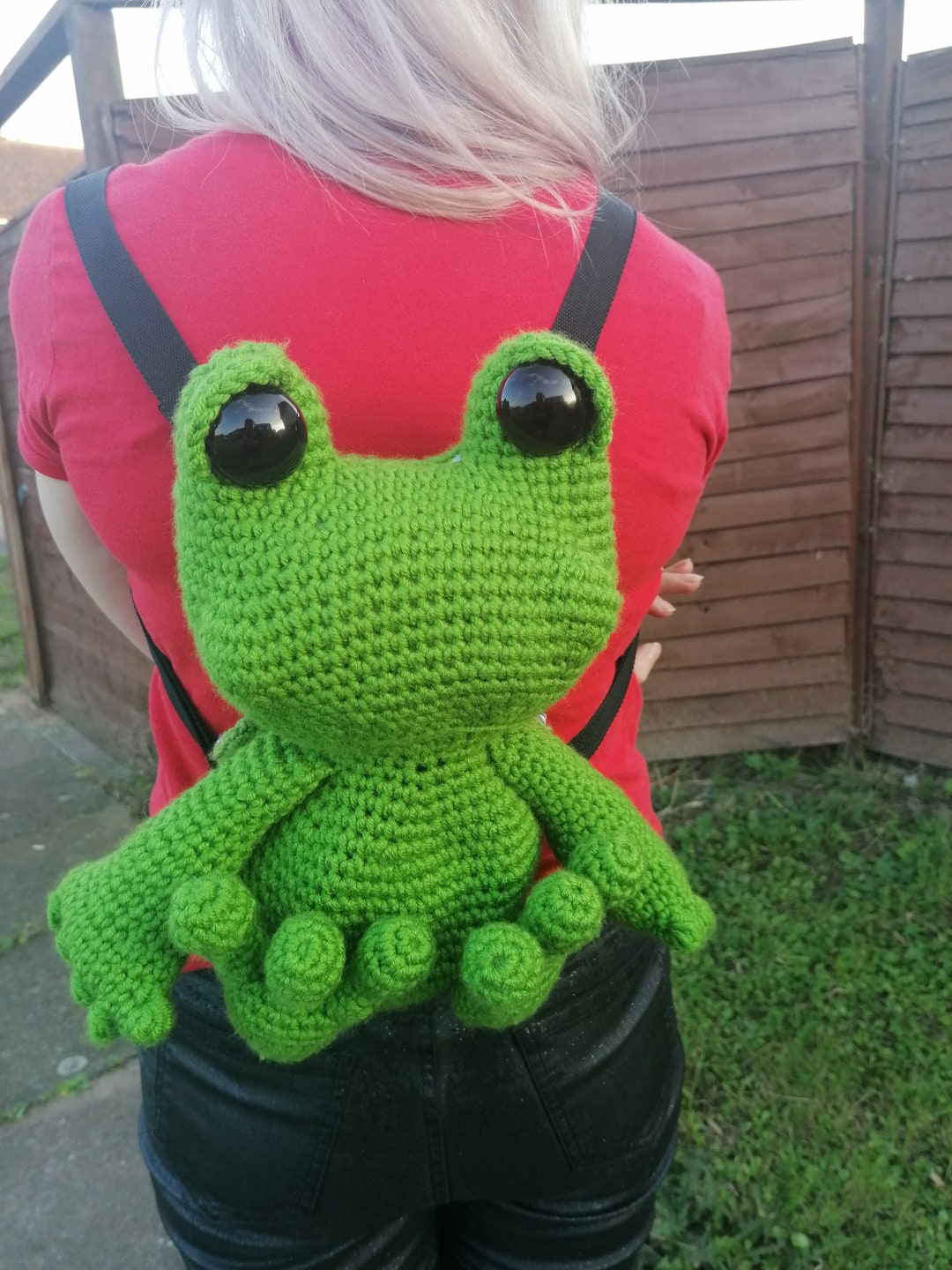 Froggy Backpack Crochet PDF Pattern - Etsy