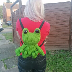 Froggy Backpack Crochet PDF Pattern - Etsy