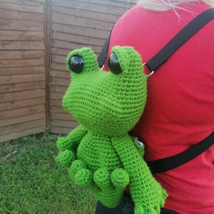 Froggy Backpack Crochet PDF Pattern - Etsy