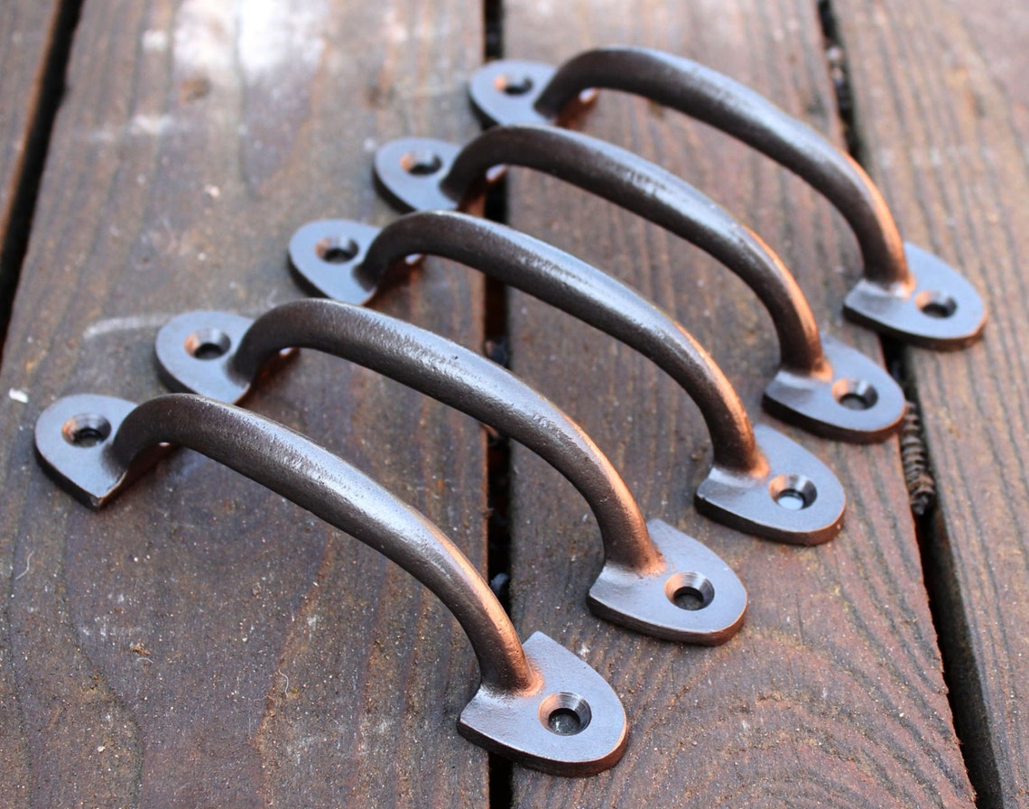 1 X Plain 5 Cast Iron D Handle Vintage Antique Style - Etsy UK
