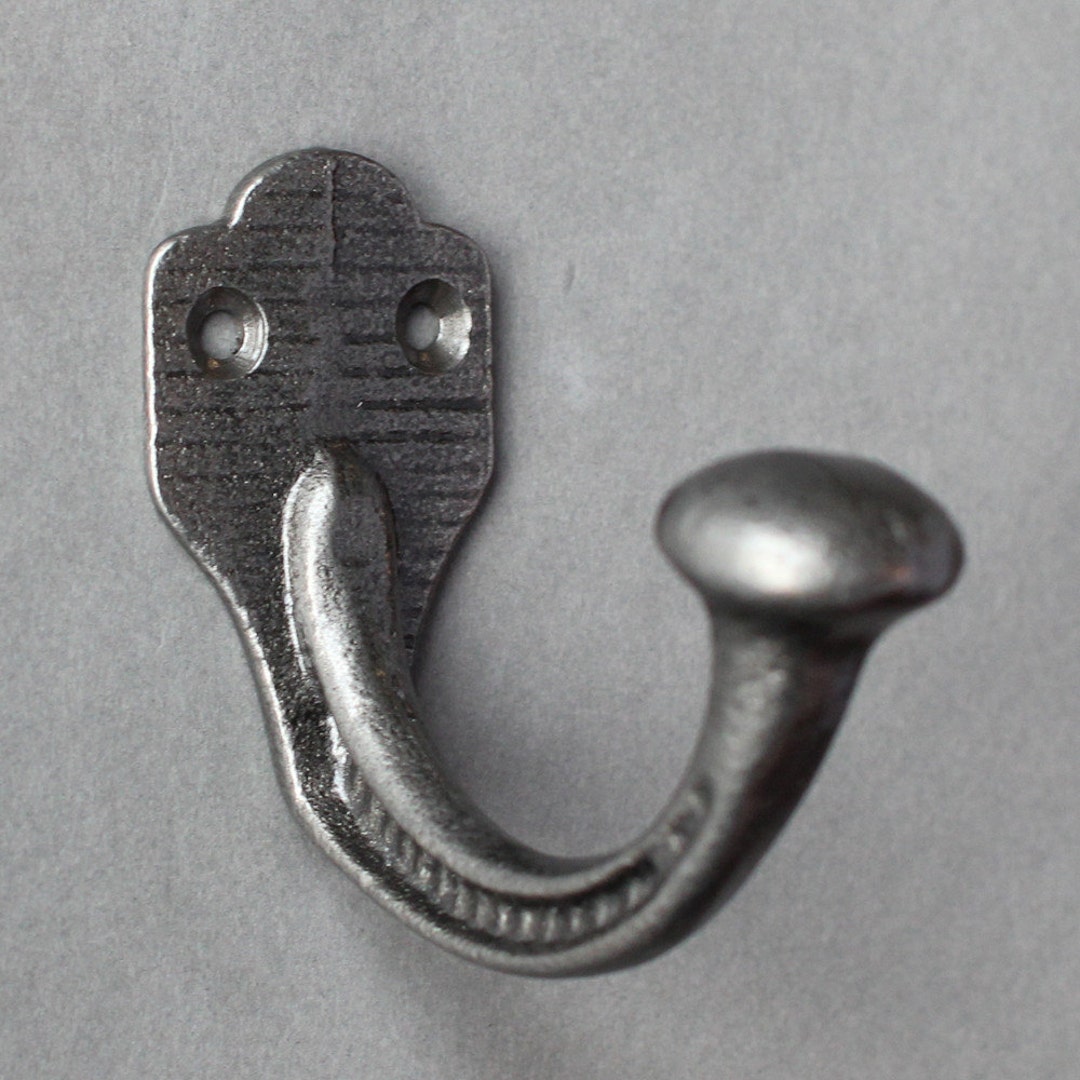 Cast Iron Stripe Coat Hook - Antique Victorian Style - Etsy