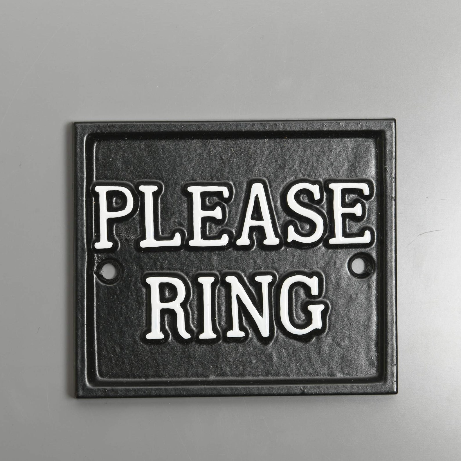 Vintage Please Ring Front Door Sign Old Traditional - Etsy