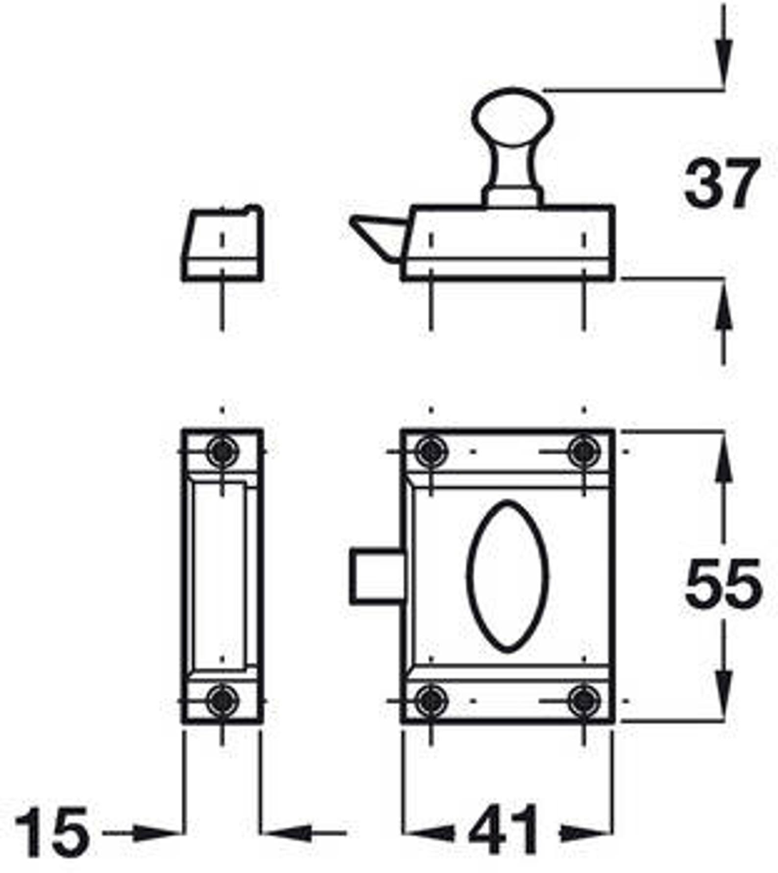Cupboard Turn Latch Catch Knob Cabinet Kitchen Door Latch Rim - Etsy Canada