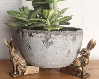 Antique Brass Pot - Etsy