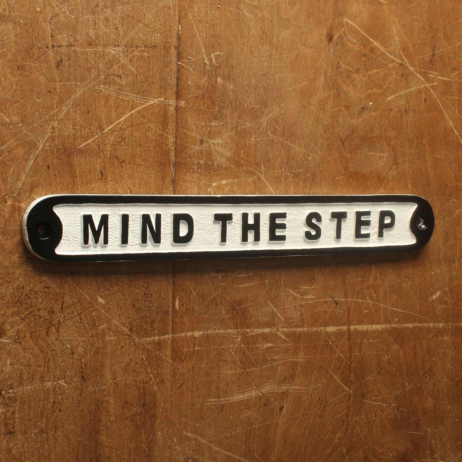 Vintage Mind The Step Sign Old Antique Style Front | Etsy