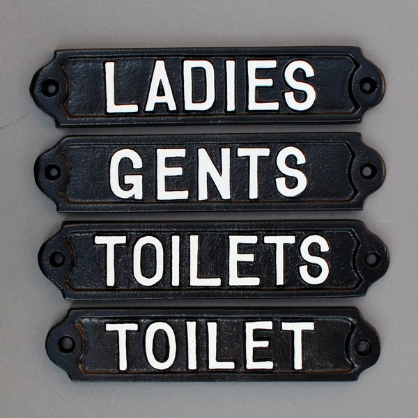 Toilet Door Sign - Etsy