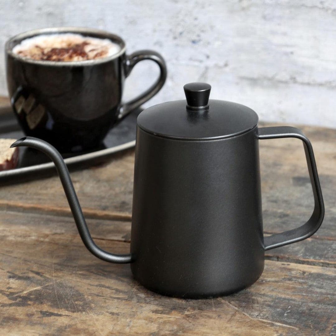 Japanese Coffee Pot Black Sleek Minimal Style Coffe Pot Coffee Gift ...