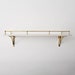 Victorian Polished Brass Gallery Rail | Kitchen Fiddle Tipping Shelf ...