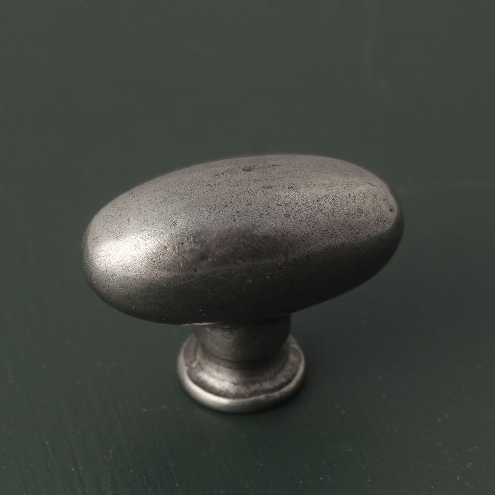 Oval Cast Iron Cupboard Handles & Knobs | Cabinet Drawer Door Kitchen ...