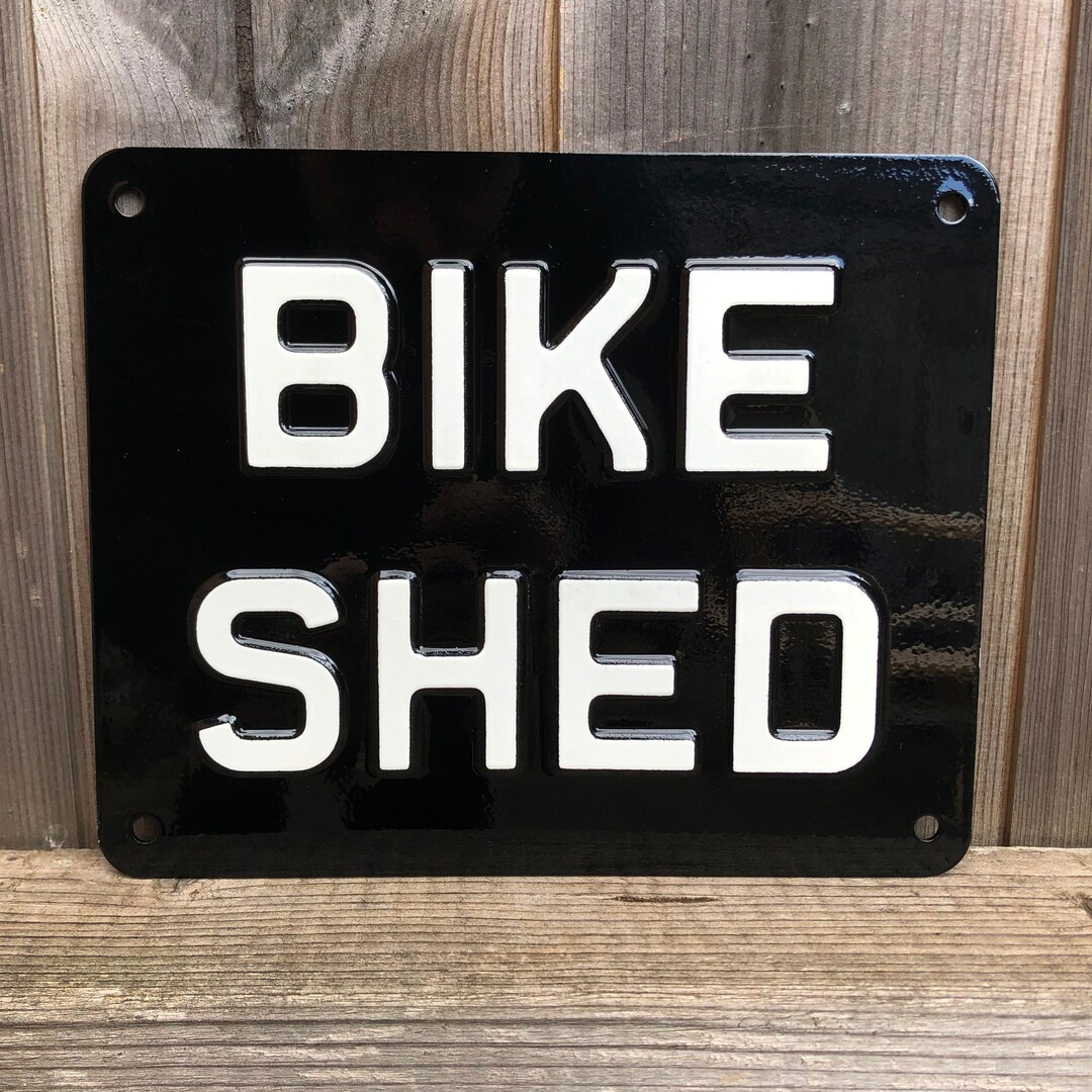 Vintage Bike Shed Shed Man Cave Sign Shed Garage Sign Dad Gift Father's ...
