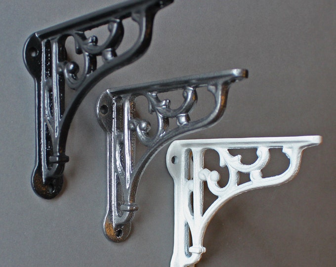 Pair of Tree Branch Shelf Brackets, Rustic Tree Branch Shelf Brackets ...