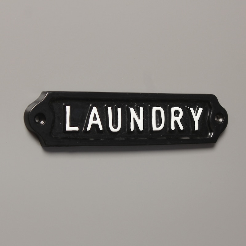 Vintage Laundry Sign - Etsy