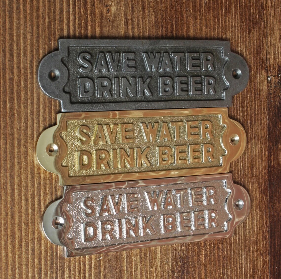 Save Water Drink Beer Sign Shed Garage Dad Man Beer Gift Wall - Etsy