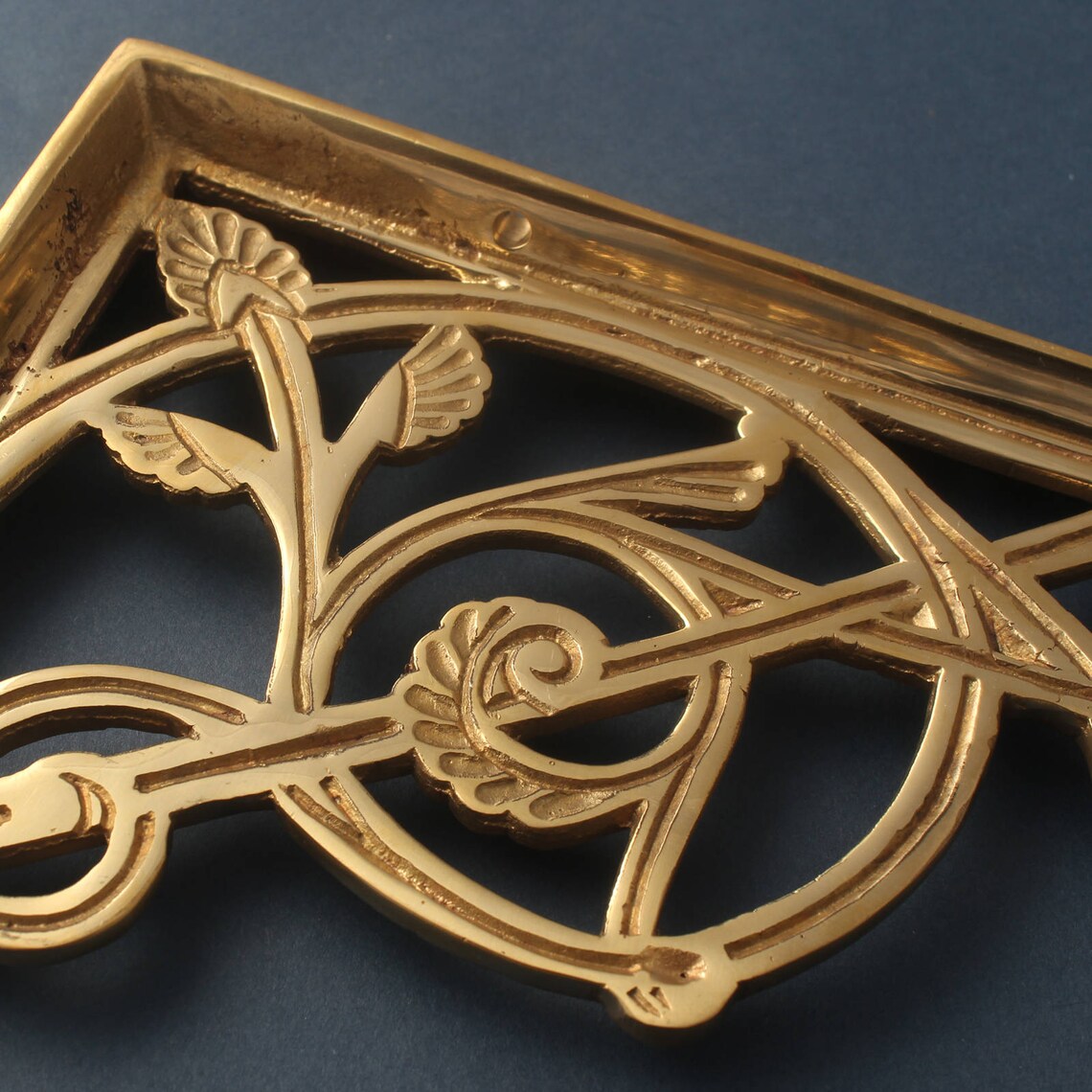 Brass 8 X 10" Victorian Shelf Bracket - Antique Style Old Traditional ...