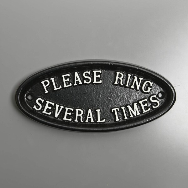 Ring Bell Sign - Etsy