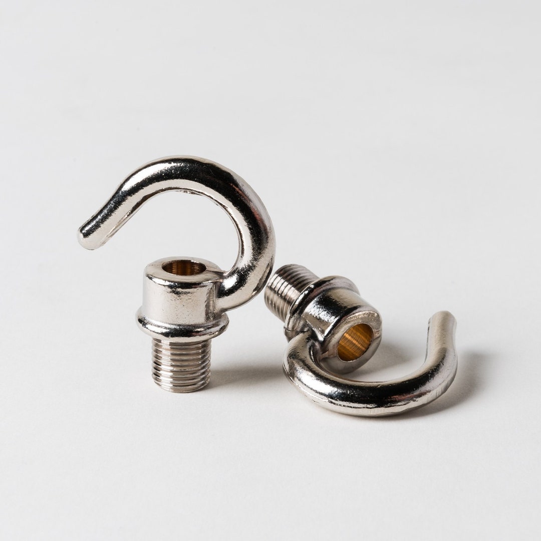 M10 Male Hook Only Lighting Hook Various Finishes - Etsy Denmark