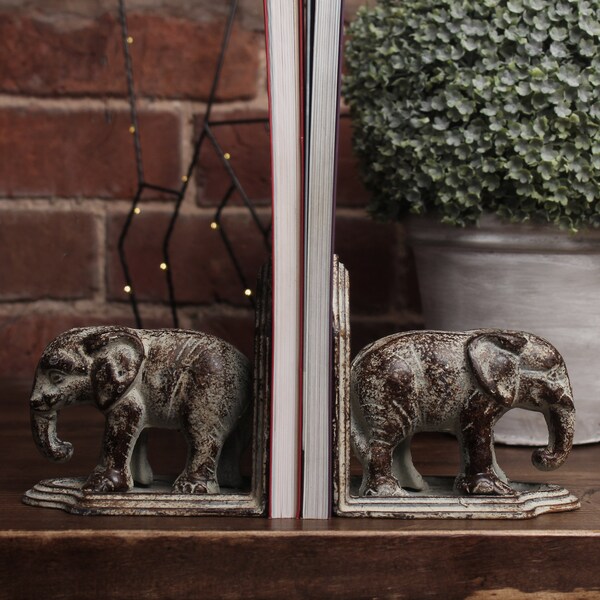 Elephant Bookends - Etsy