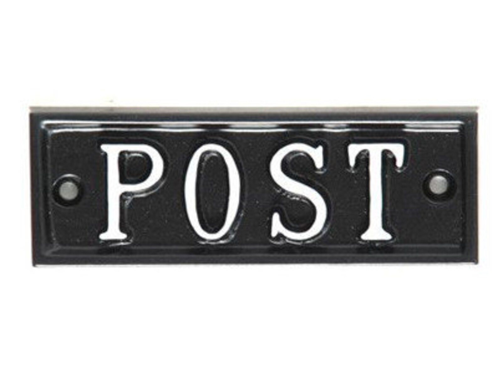 Post Sign Old Antique Style Wall Post Plaque Solid Cast | Etsy