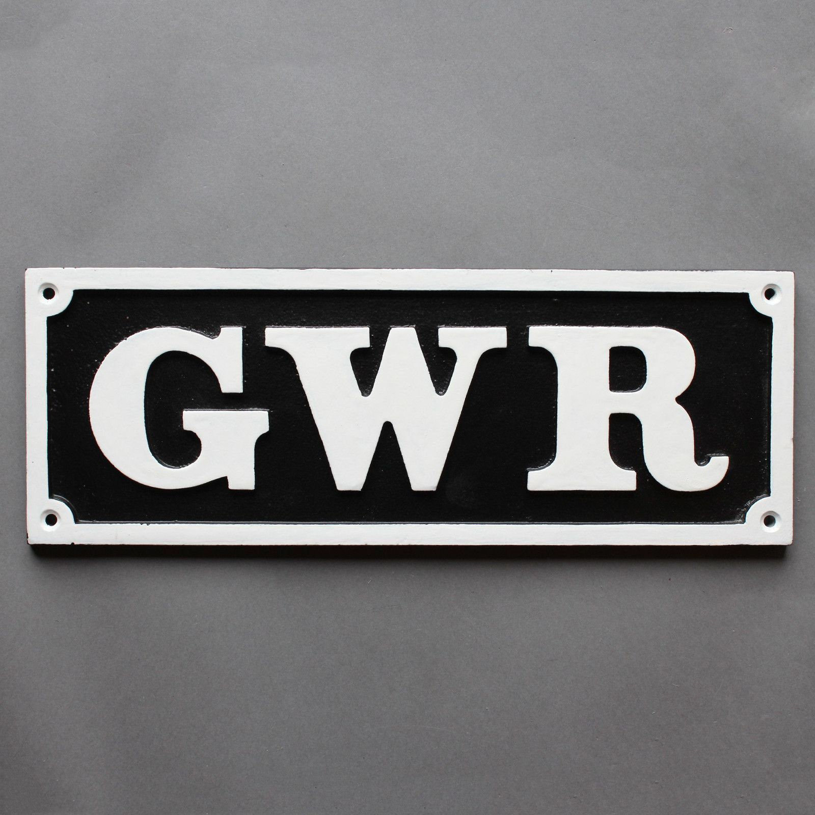GWR Railway Sign Cast Old Railway Sign Original Style Design - Etsy UK