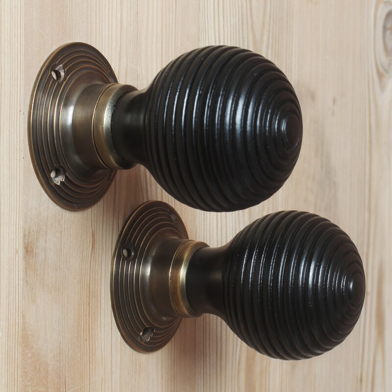 Wooden Door Knobs - Etsy