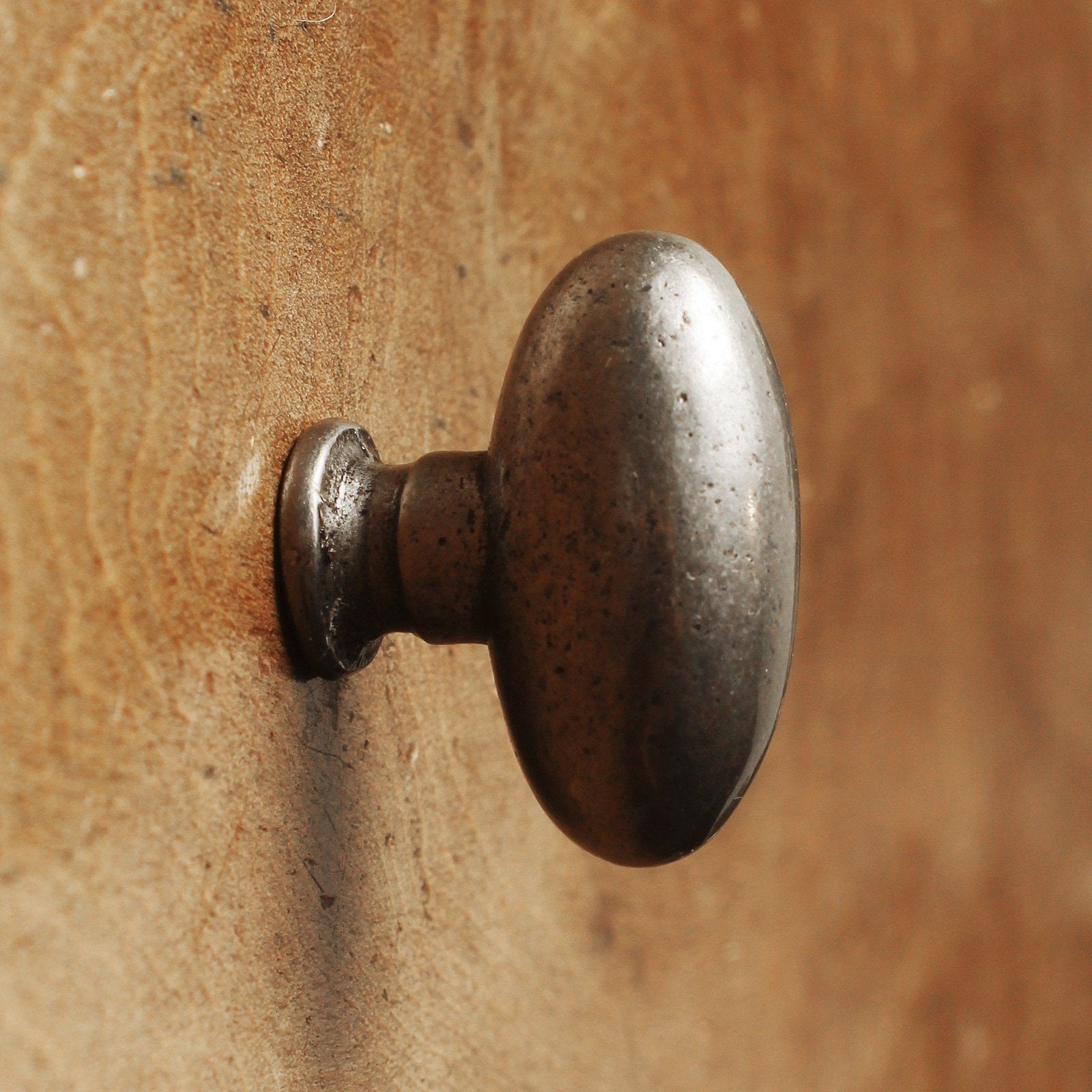 Oval Cast Iron Cupboard Handles & Knobs | Cabinet Drawer Door Kitchen ...