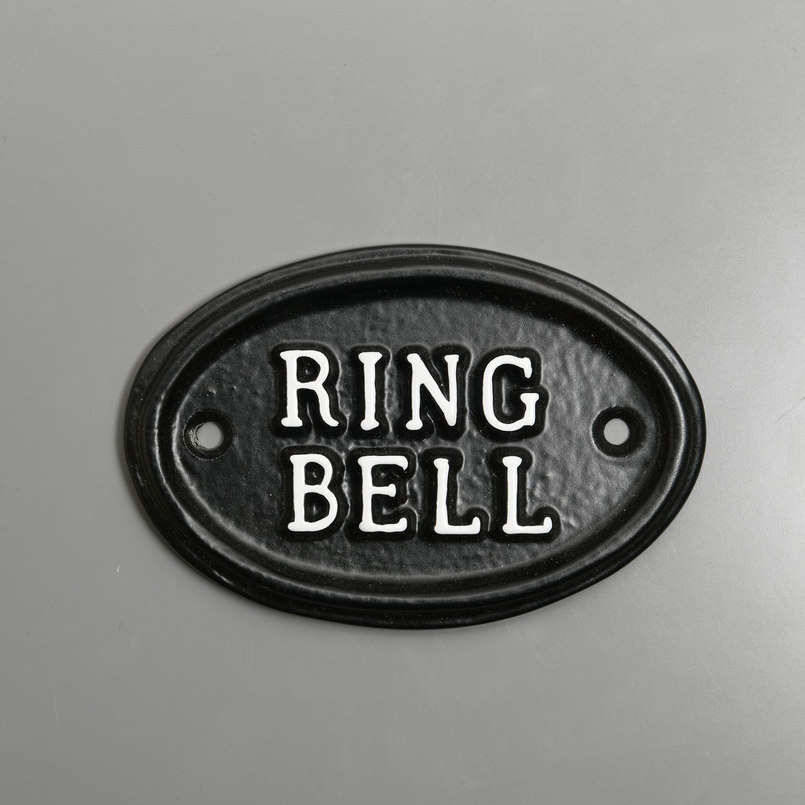 Ring Bell Front Door Sign Old Antique Vintage Style Sign - Etsy