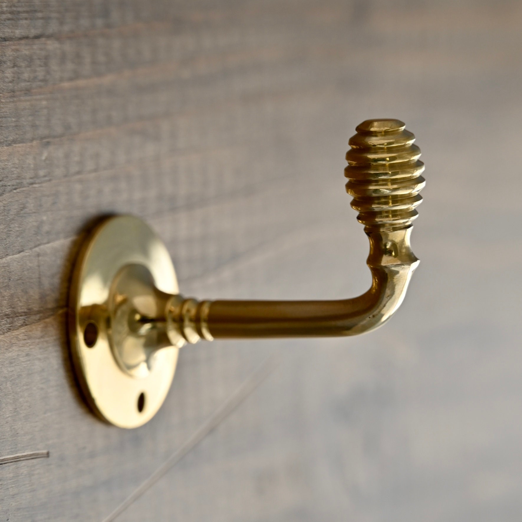 Brass Beehive Coat Hook Decorative Solid Brass Coat Hooks | Etsy