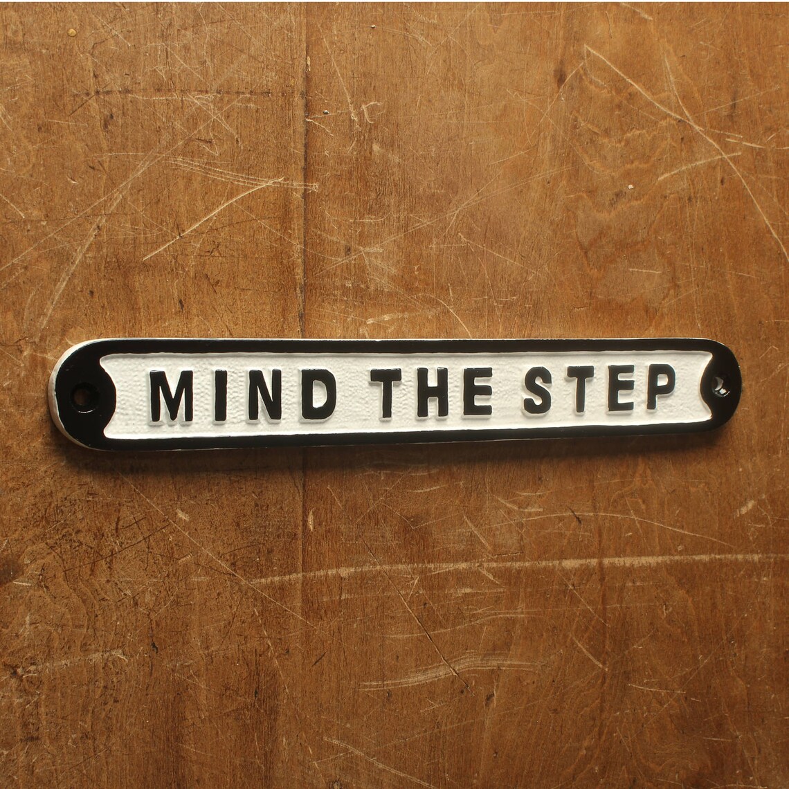 Vintage Mind The Step Sign Old Antique Style Front | Etsy