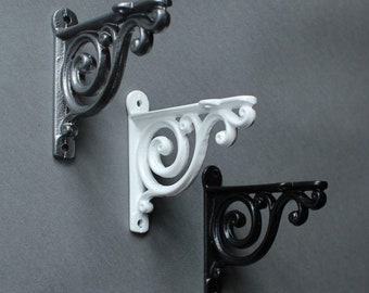 A Pair of Small Classic Victorian Scroll Shelf Brackets 5 Inch Bracket ...