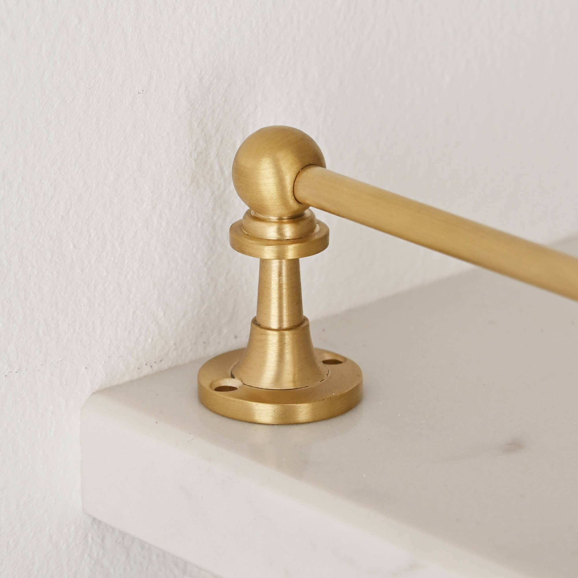 Victorian Brushed Satin Brass Gallery Rail | Kitchen Fiddle Tipping ...