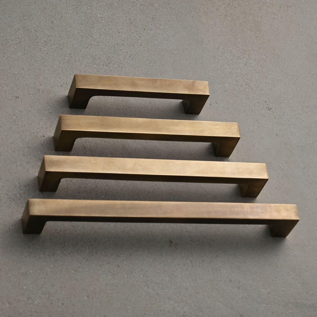 Solid Brass Kitchen D Pull Handles Cupboard Drawer Door - Etsy