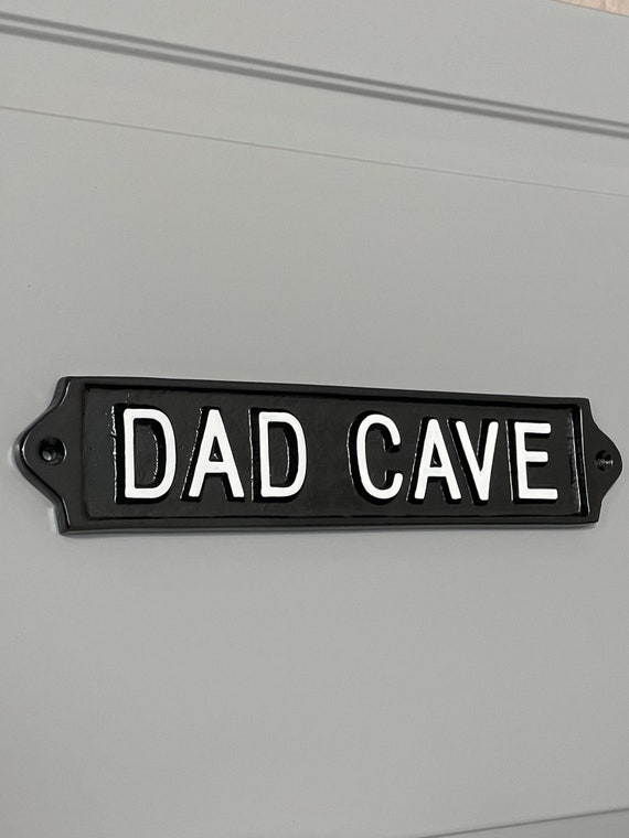 Vintage Dad Cave Sign Shed Garage Dad Father's Day Gift | Etsy