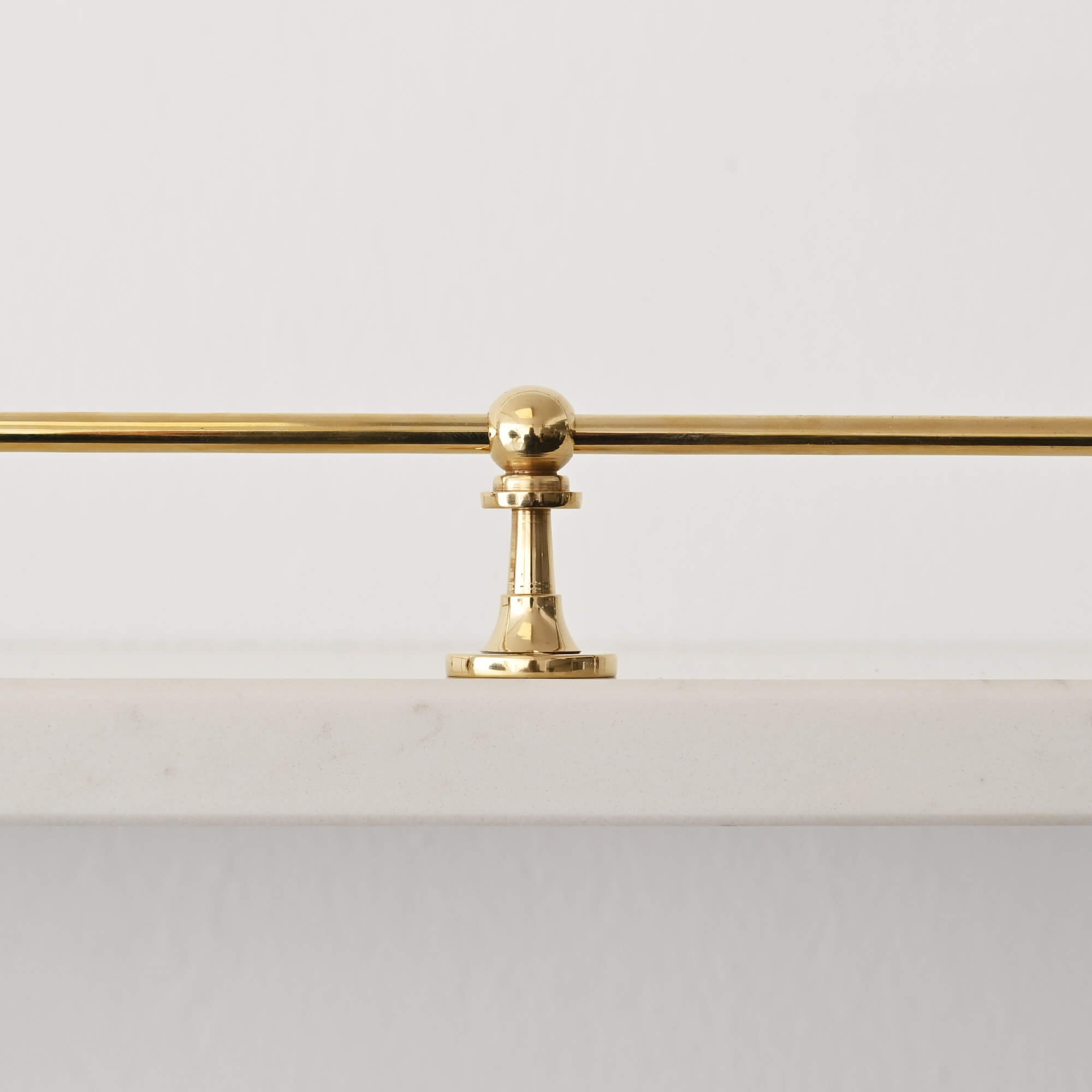 Victorian Polished Brass Gallery Rail | Kitchen Fiddle Tipping Shelf ...