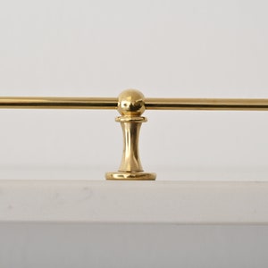 Polished Brass Gallery Rail | Kitchen Fiddle Tipping Shelf Rail Solid ...