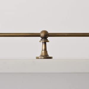Victorian Aged Brass Gallery Rail | Kitchen Fiddle Tipping Shelf Rail ...