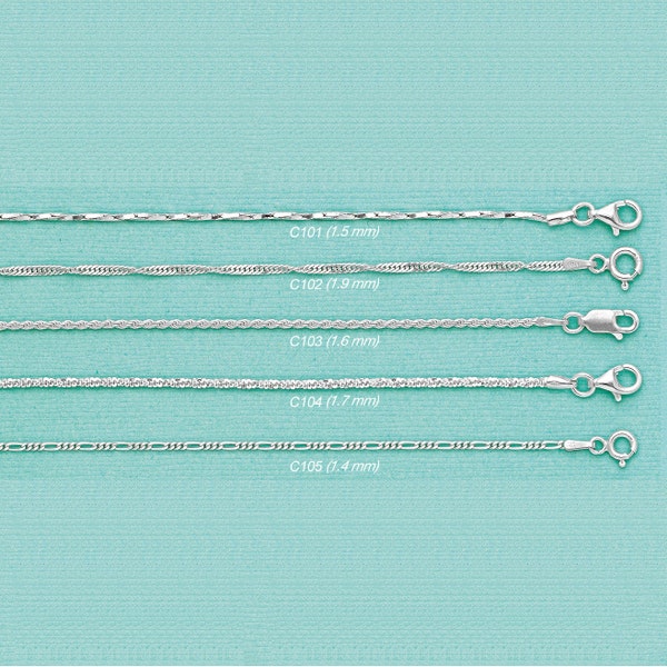 925 Italy Chain - Etsy