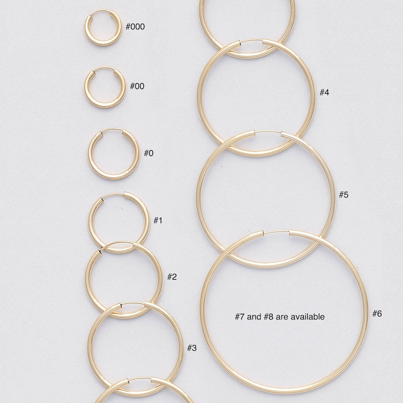 Endless Hoop Earring - Etsy