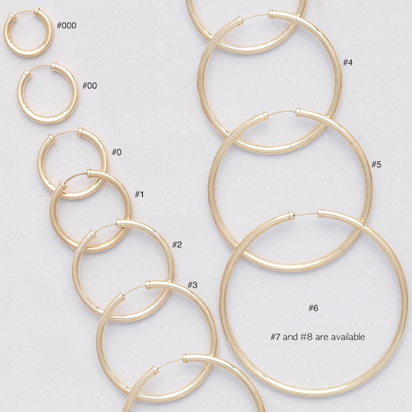 Endless Hoop Earring - Etsy