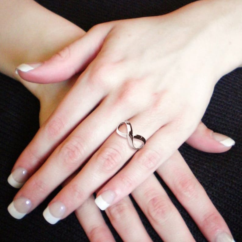925 Solid Sterling INFINITY Ring/infinity Symbol Ring/high - Etsy