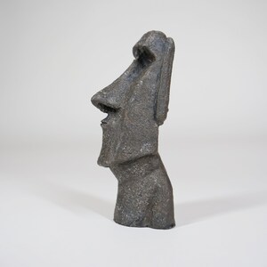 Miniature Easter Island Moai Statue Raw Umber - Etsy