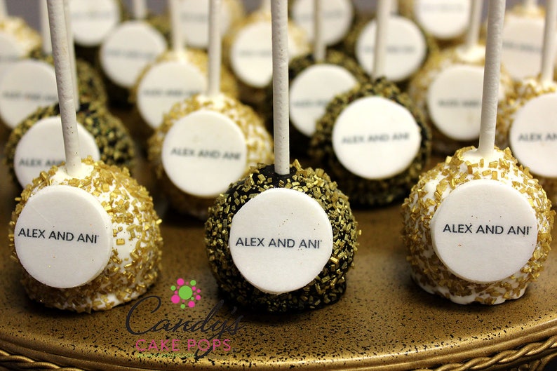 Custom Corporate Logo Cake Pops 1 Dozen | Etsy