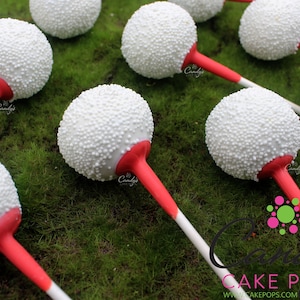 Golf Ball Cake Pops With Tee - Etsy