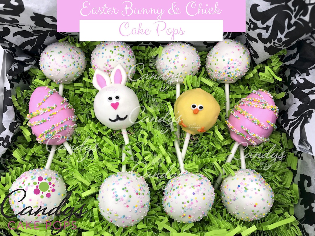 Spring Bunny N' Friends Deluxe Cake Pop Gift Box. Easter Bunny Cake ...