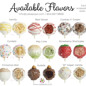 You Choose Flavor Assortment Cake Pop Box (non-custom) Decorated Based ...